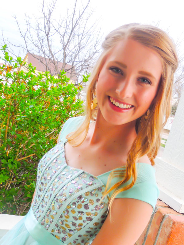 A Modest Dress for Mormon Prom–Adding Sleeves to a Strapless Dress ...