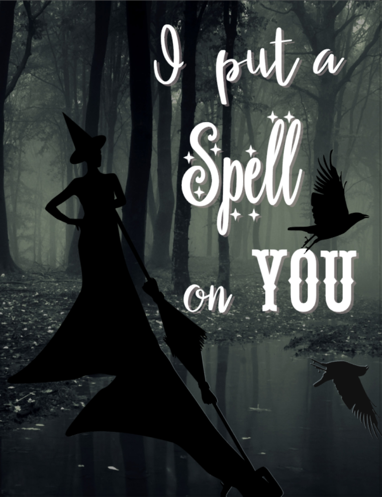 “I Put a Spell On You” Free Halloween Witch Printable – The Everything ...