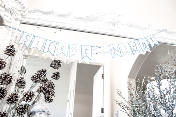 Silent Night Banner, Free Printable – The Everything Housewife