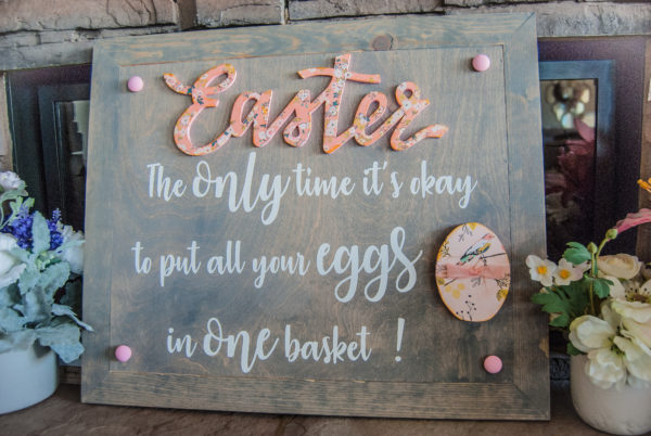 Easter Sign DIY – The Everything Housewife