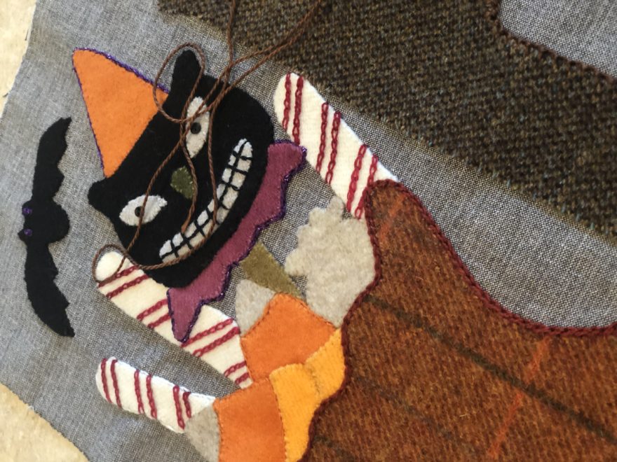 Halloween Wool Wall Hanging – The Everything Housewife
