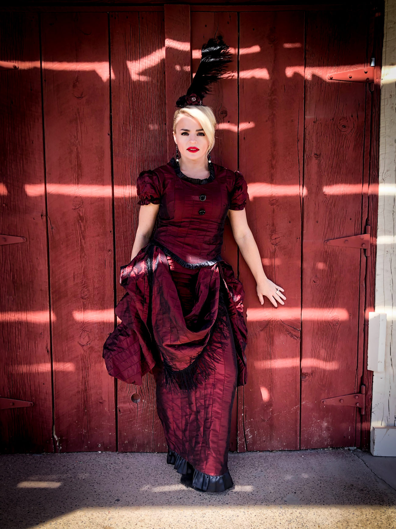 Wild West Saloon Costume PhotoShoot—Another Dress From Drapes – The ...
