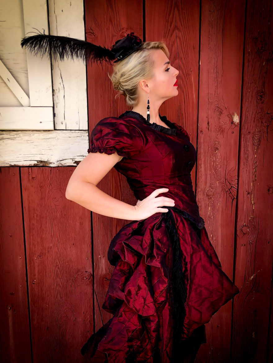 Wild West Saloon Costume PhotoShoot—Another Dress From Drapes – The ...