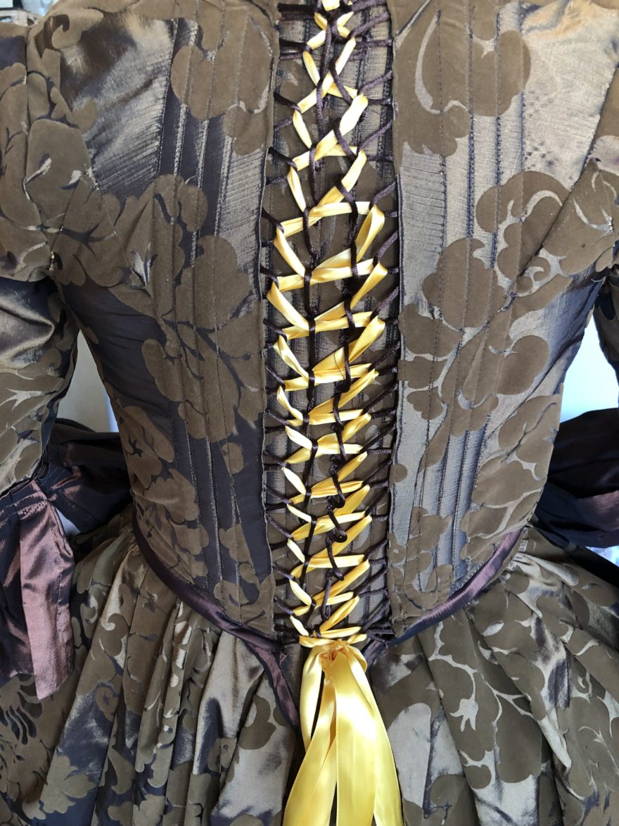 Corset Fix–Removing the Zipper and Adding a Lace Up Back – The ...