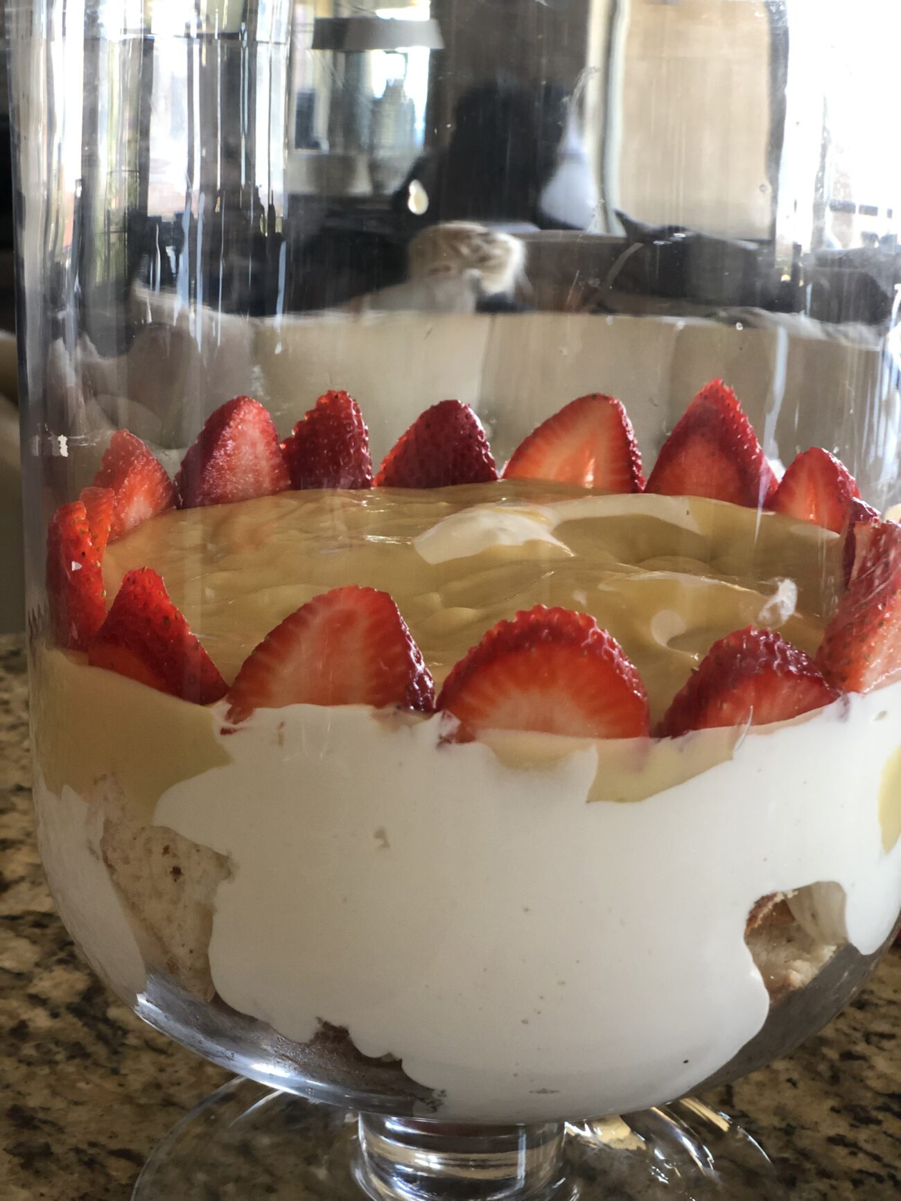 Heavenly Red, White, and Blue Angel Food Cake Trifle—Layer By Layer ...