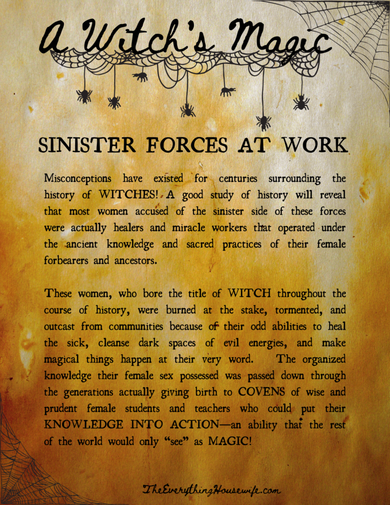 THE WITCH’S CHECKLIST–The History of Halloween Series, Article 3 – The ...